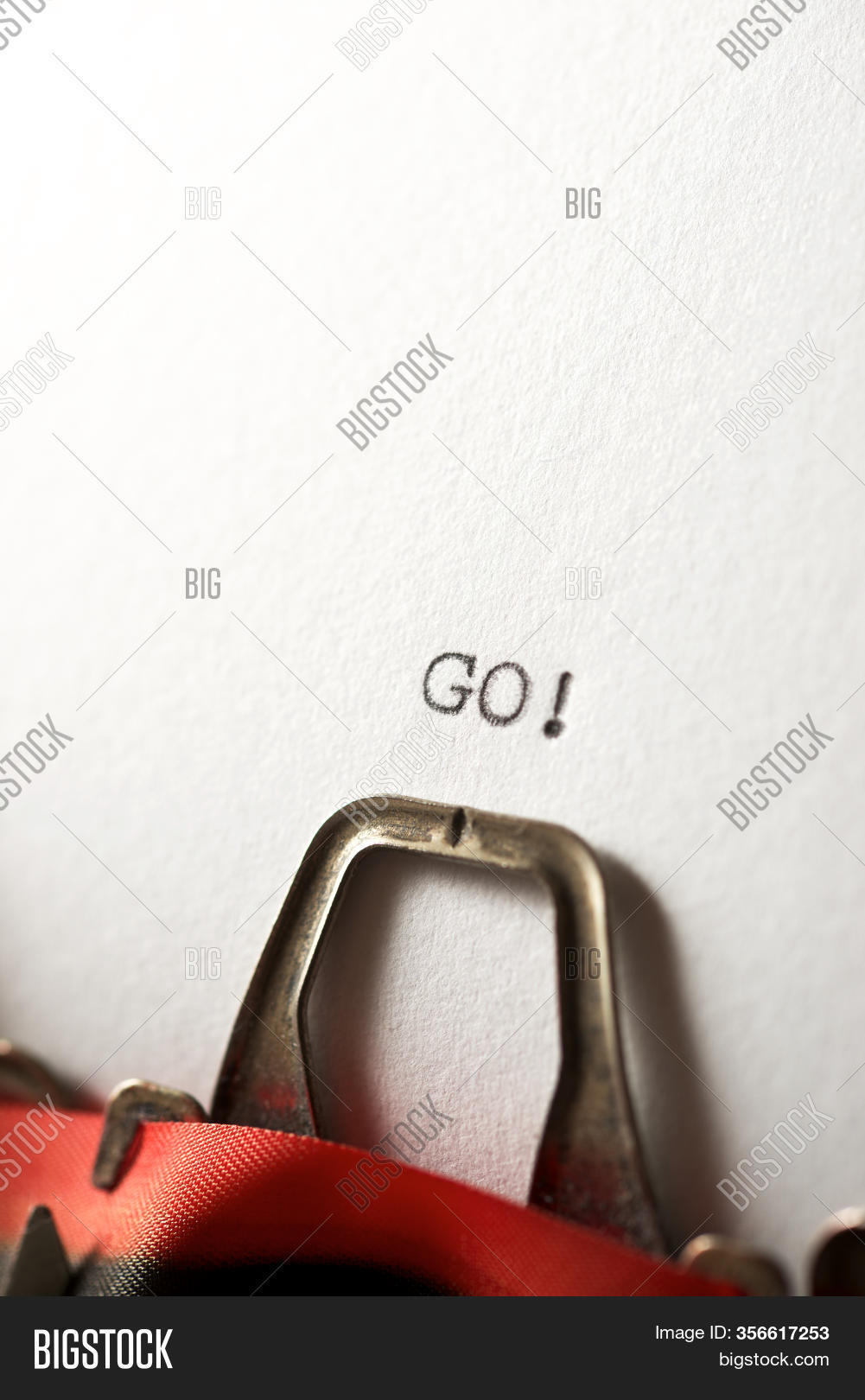 Word Go Written Image & Photo (Free Trial) | Bigstock