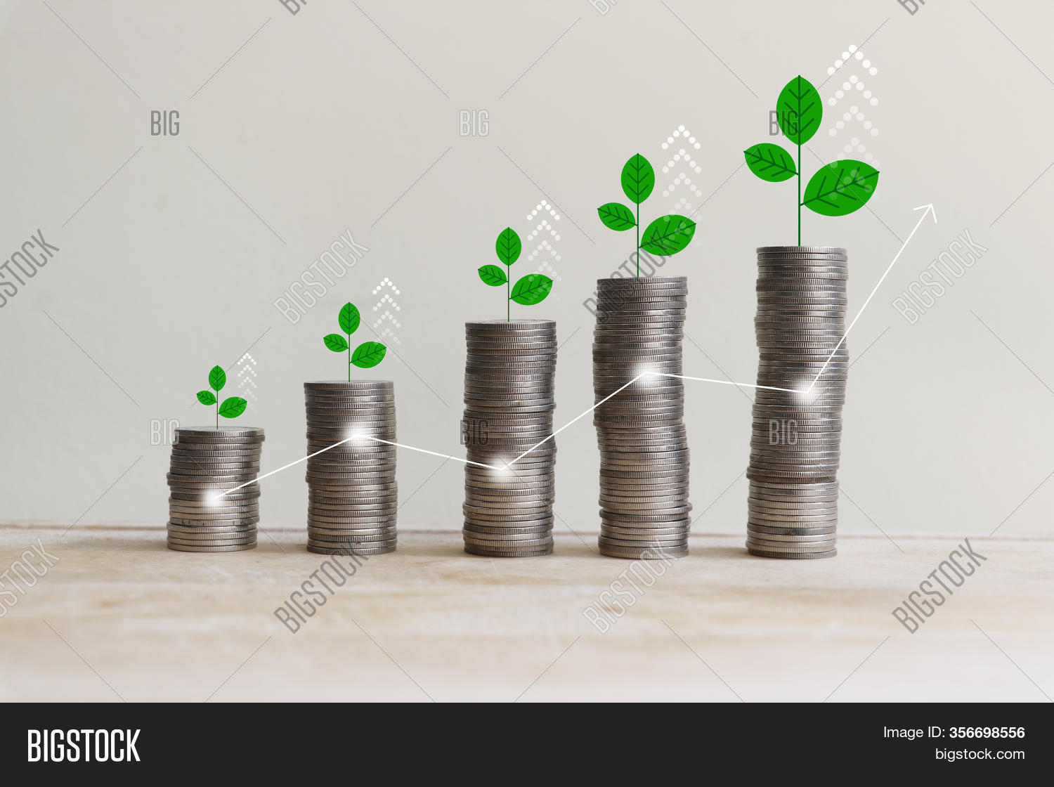 Stacked Coins Looks Image & Photo (Free Trial) | Bigstock
