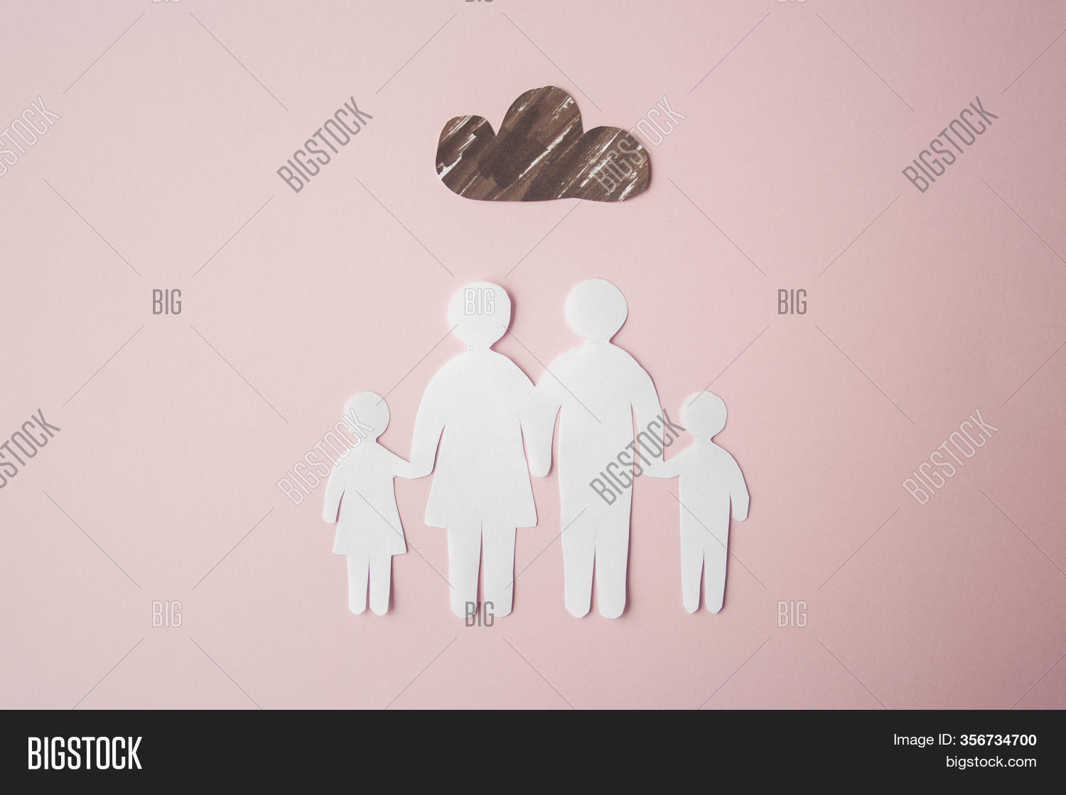 Paper Family Cut Out Image & Photo (Free Trial) | Bigstock