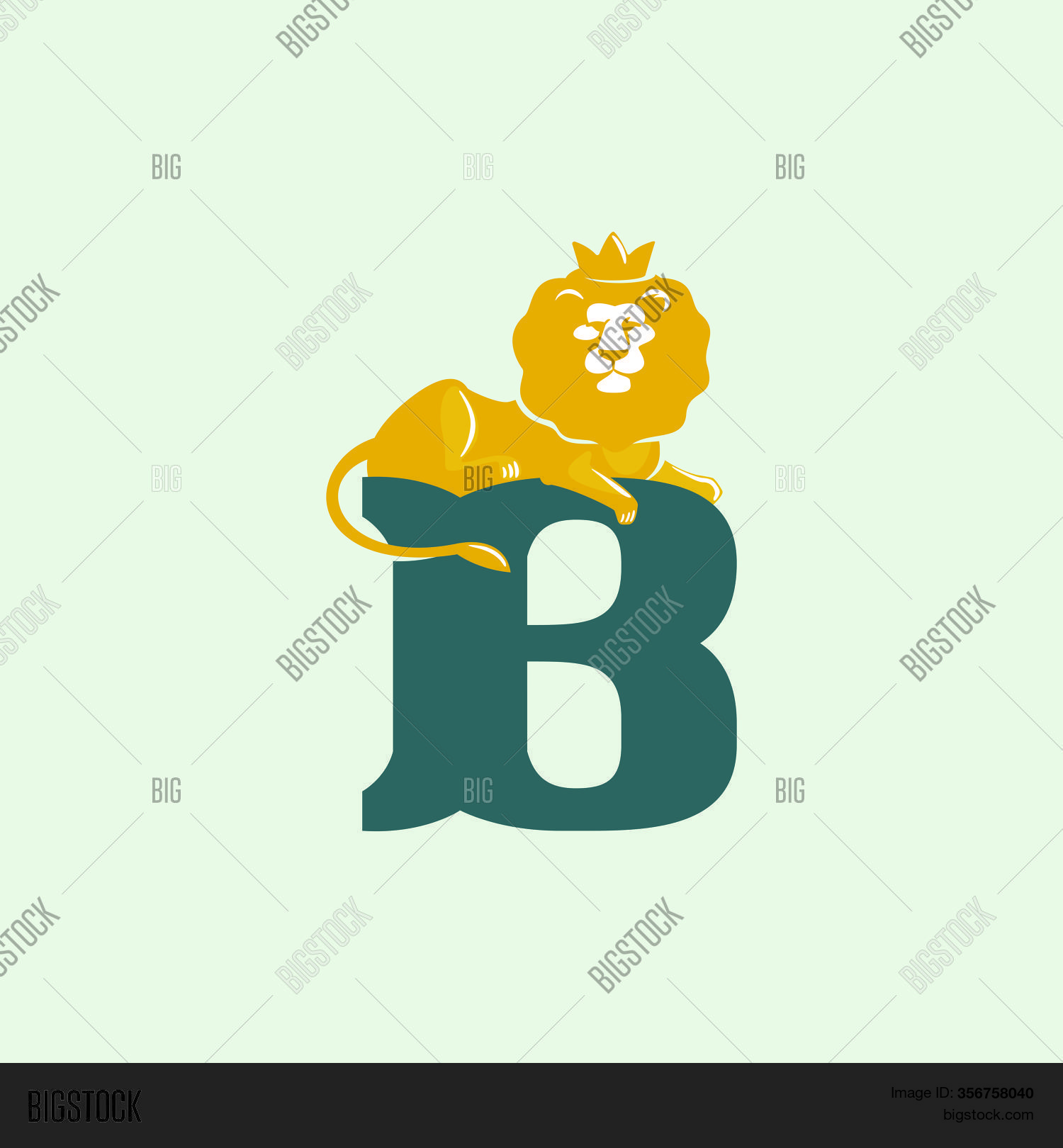 B Letter Logo Lying Vector & Photo (Free Trial) | Bigstock