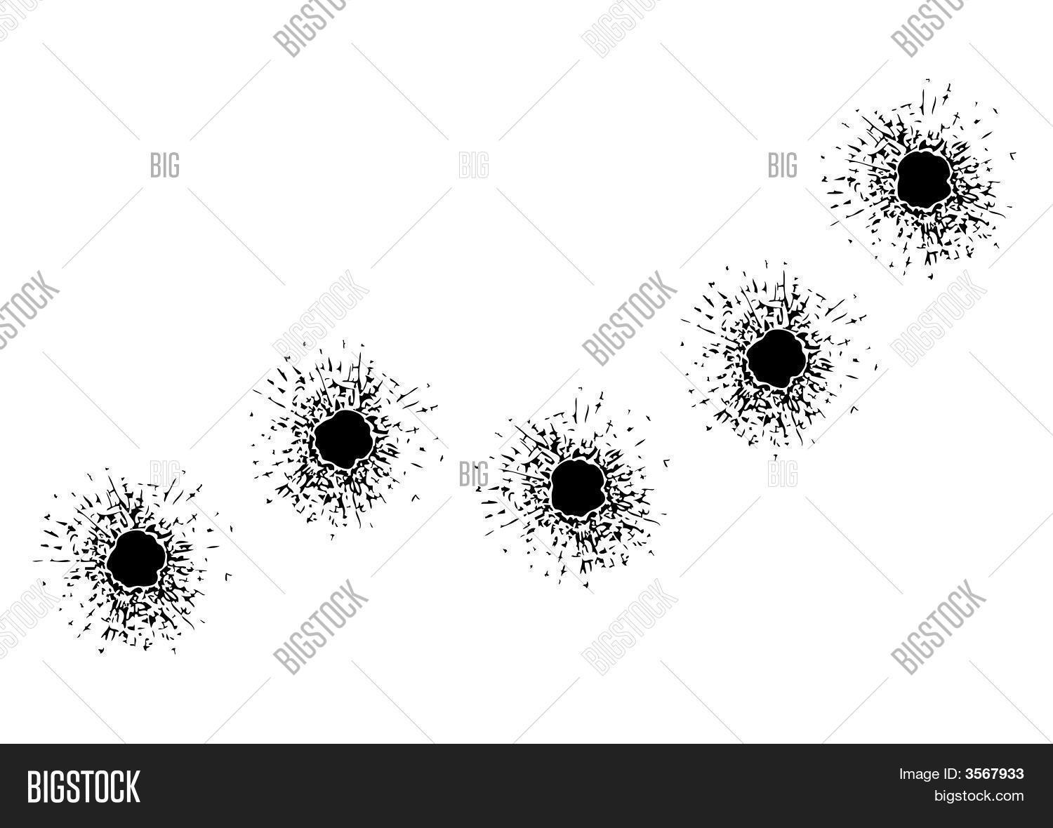 Vector y foto Marcas De Bala (prueba gratis) | Bigstock