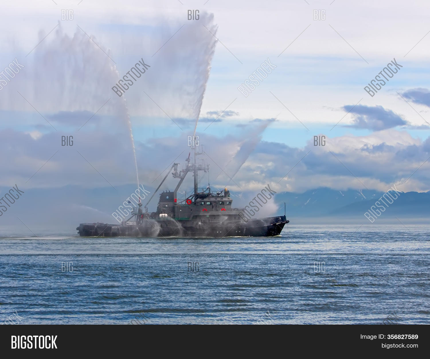Floating Tug Boat Image & Photo (Free Trial) | Bigstock