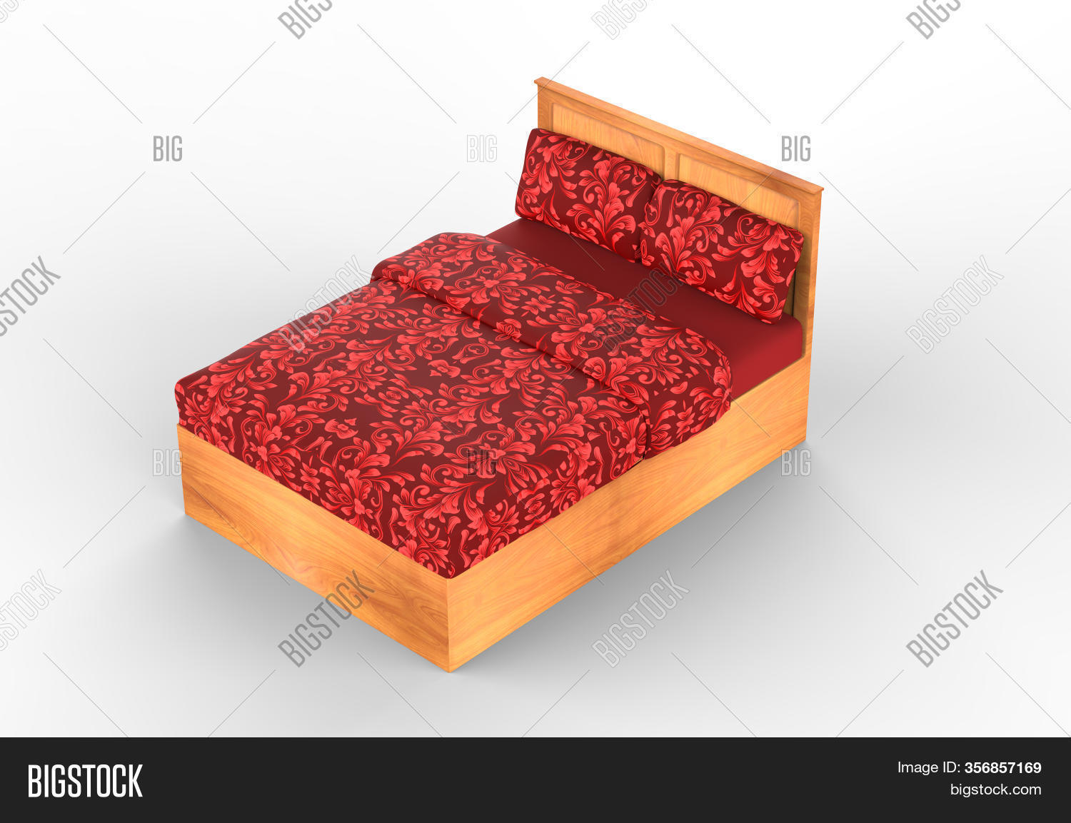 Bed Two Person Pillow Image & Photo (Free Trial) | Bigstock