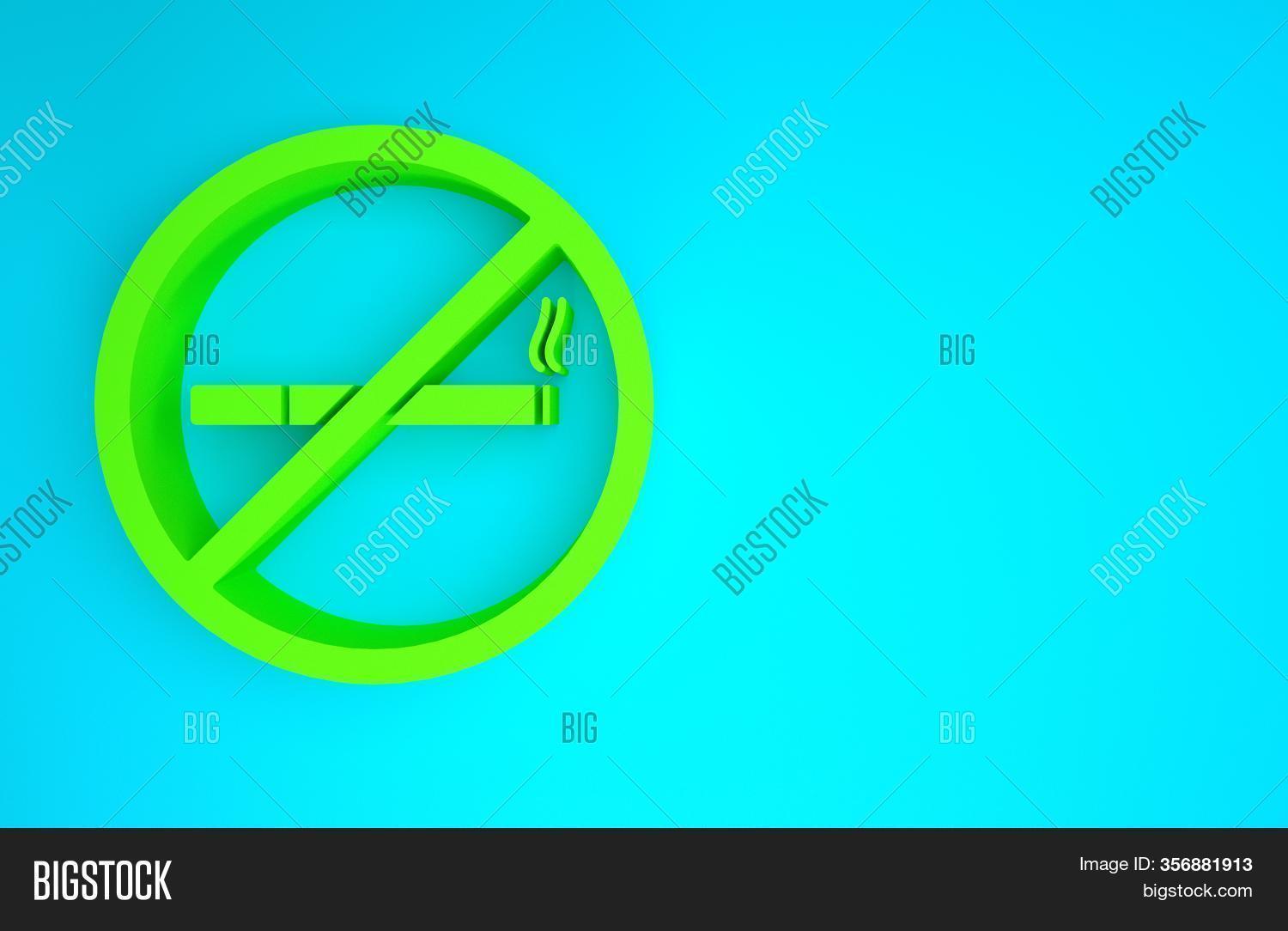 Green No Smoking Icon Image & Photo (Free Trial) | Bigstock