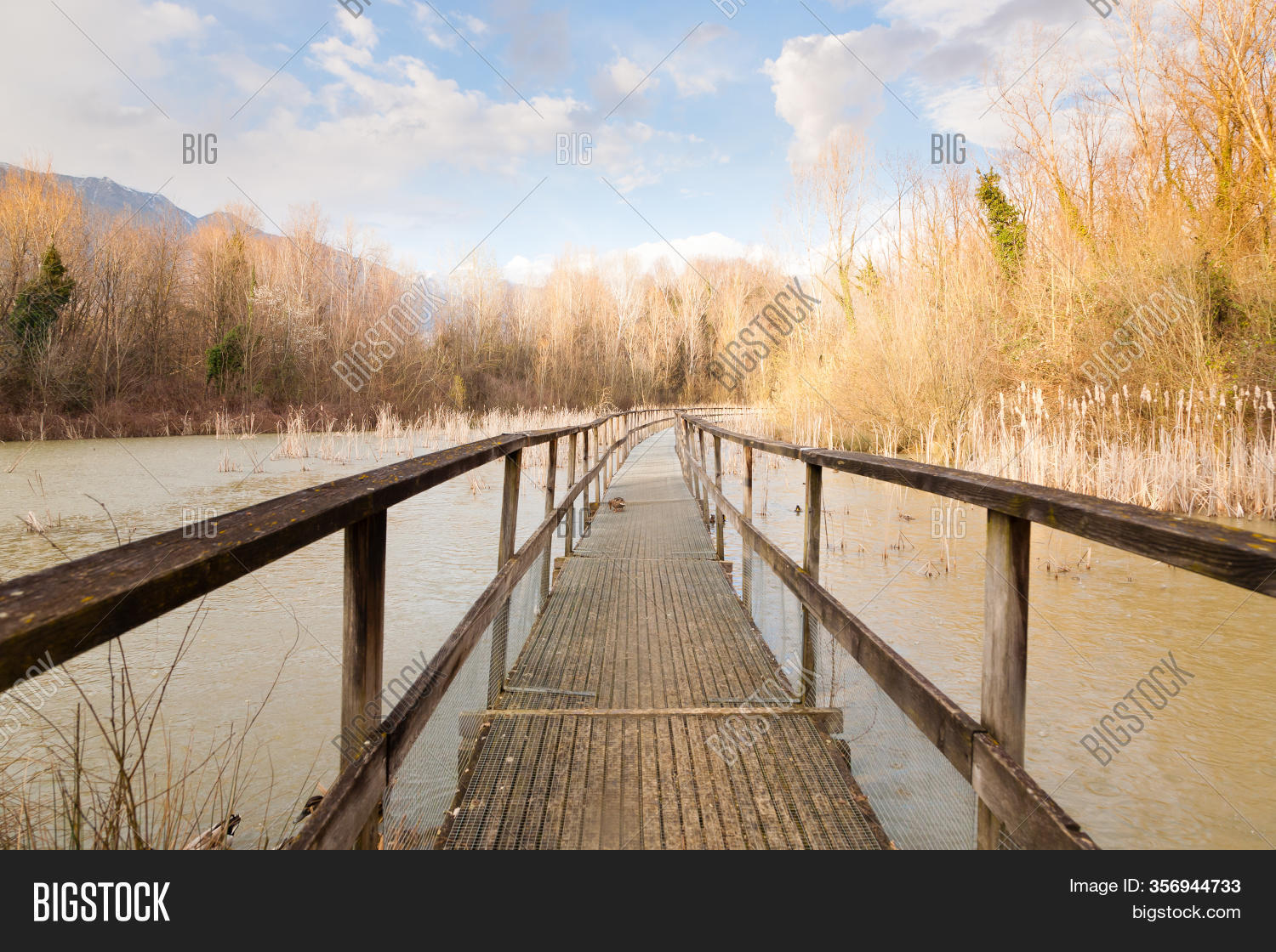 Old Wood Footbridge On Image & Photo (Free Trial) | Bigstock