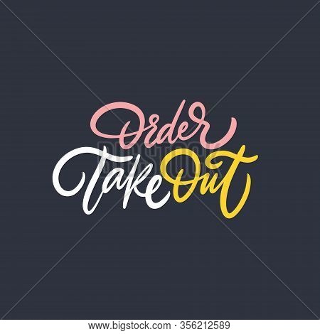 Order Take Out. Hand Vector & Photo (Free Trial) | Bigstock