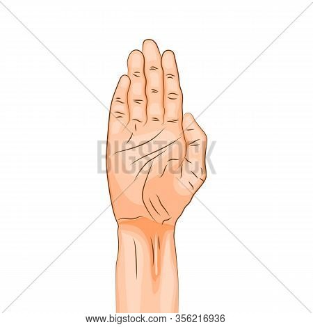 Abhaya Mudra - Vector & Photo (Free Trial) | Bigstock