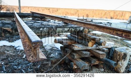 Old Rusty Metal Rail Image & Photo (Free Trial) | Bigstock