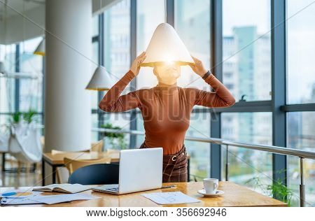 Woman Lampshade On Image & Photo (Free Trial) | Bigstock