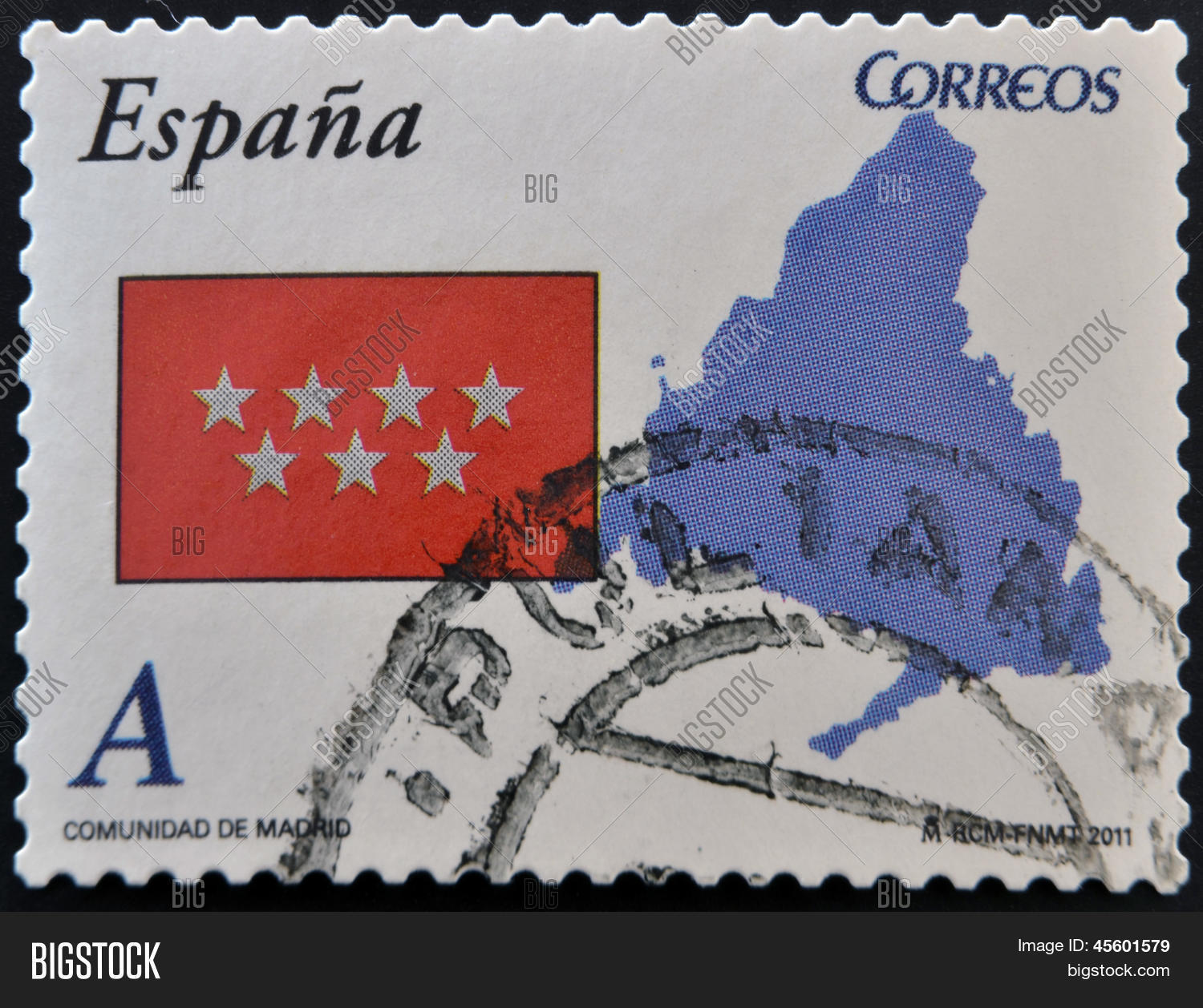 Stamp Printed Spain Image & Photo (Free Trial) | Bigstock