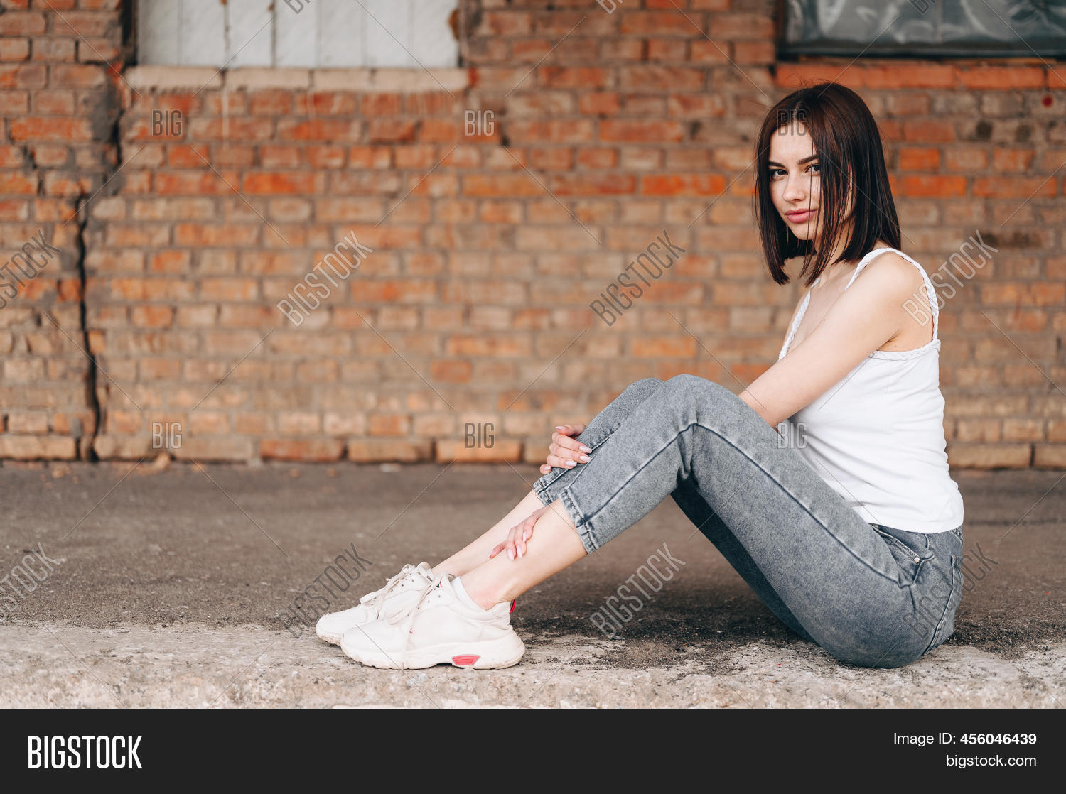 Young Girl Sitting On Image & Photo (Free Trial) | Bigstock
