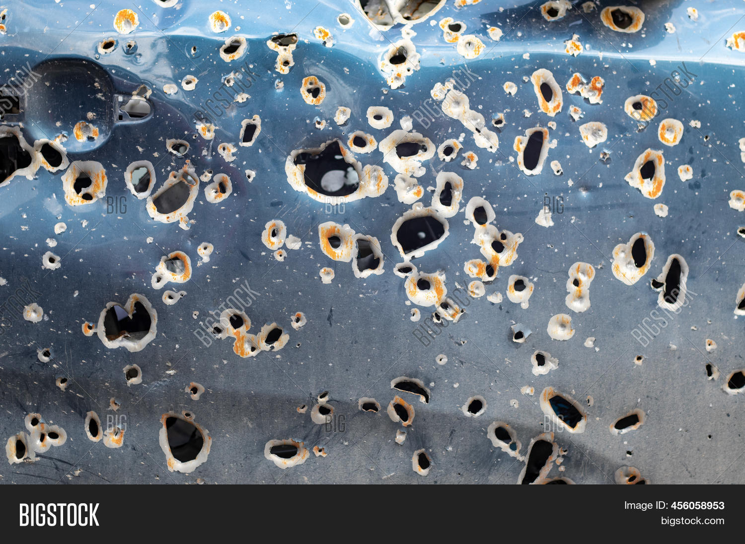 Car Riddled Bullets. Image & Photo (Free Trial) | Bigstock
