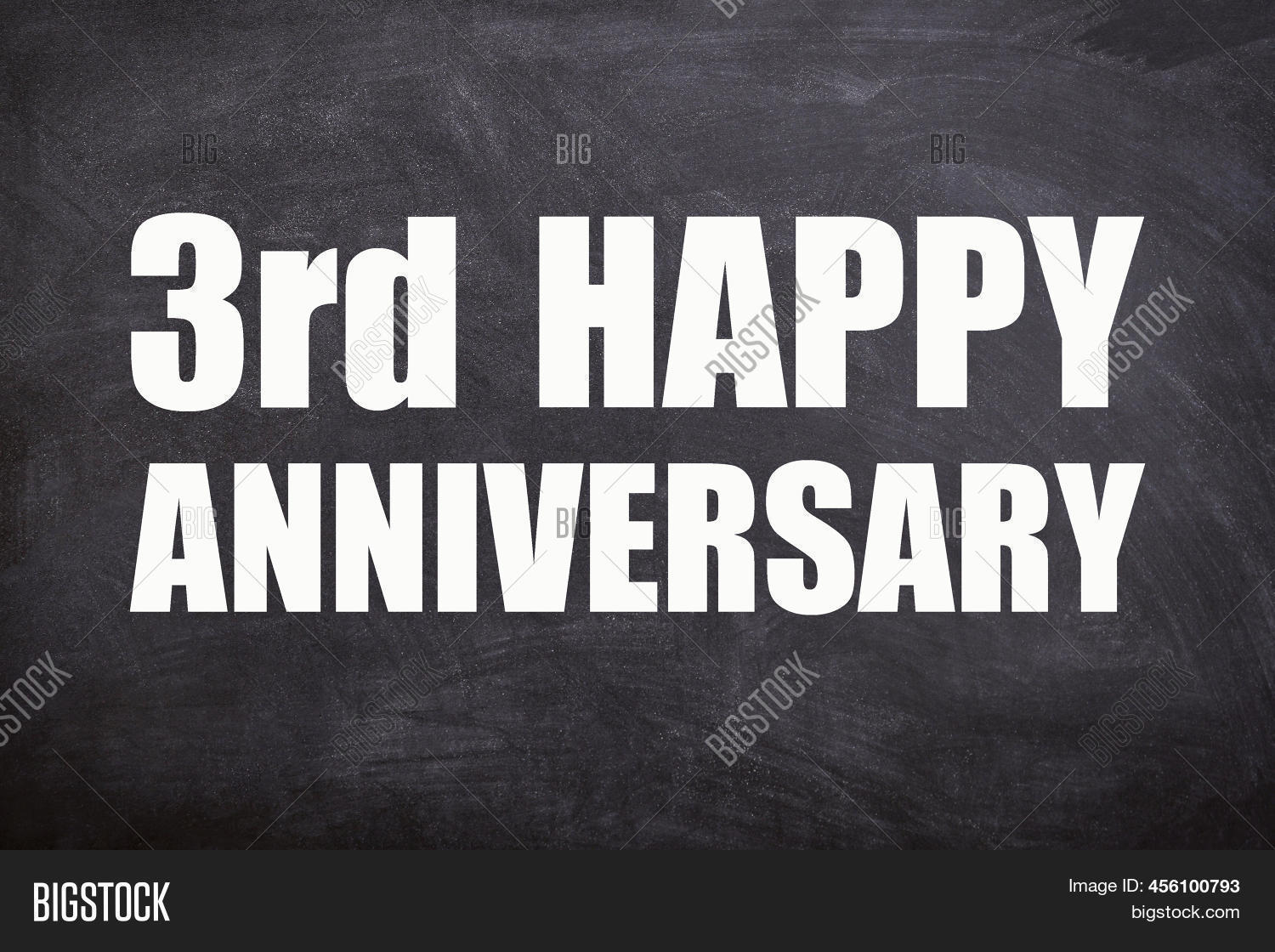 3rd Happy Anniversary Image & Photo (Free Trial) | Bigstock