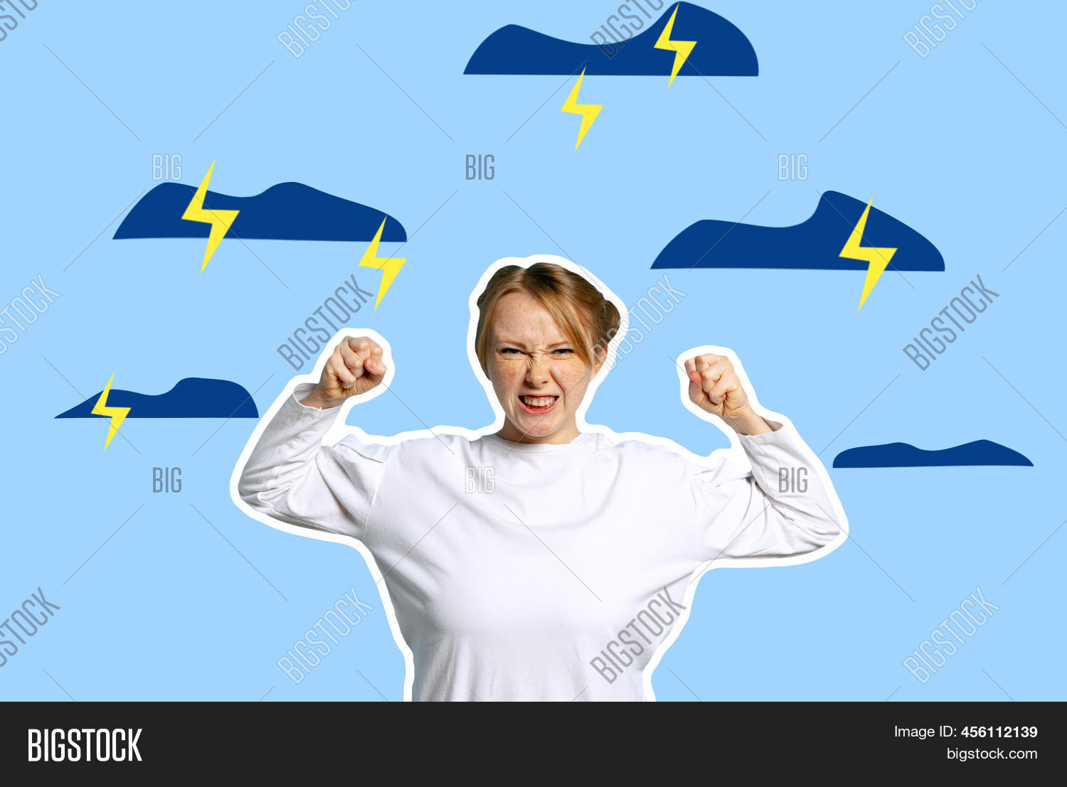 Young Angry Girl Image & Photo (Free Trial) | Bigstock