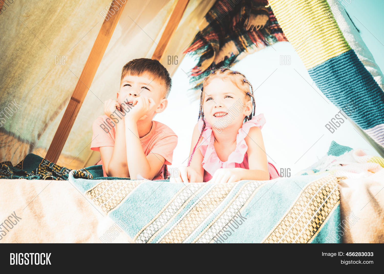 Children Relax On Camp Image & Photo (Free Trial) | Bigstock