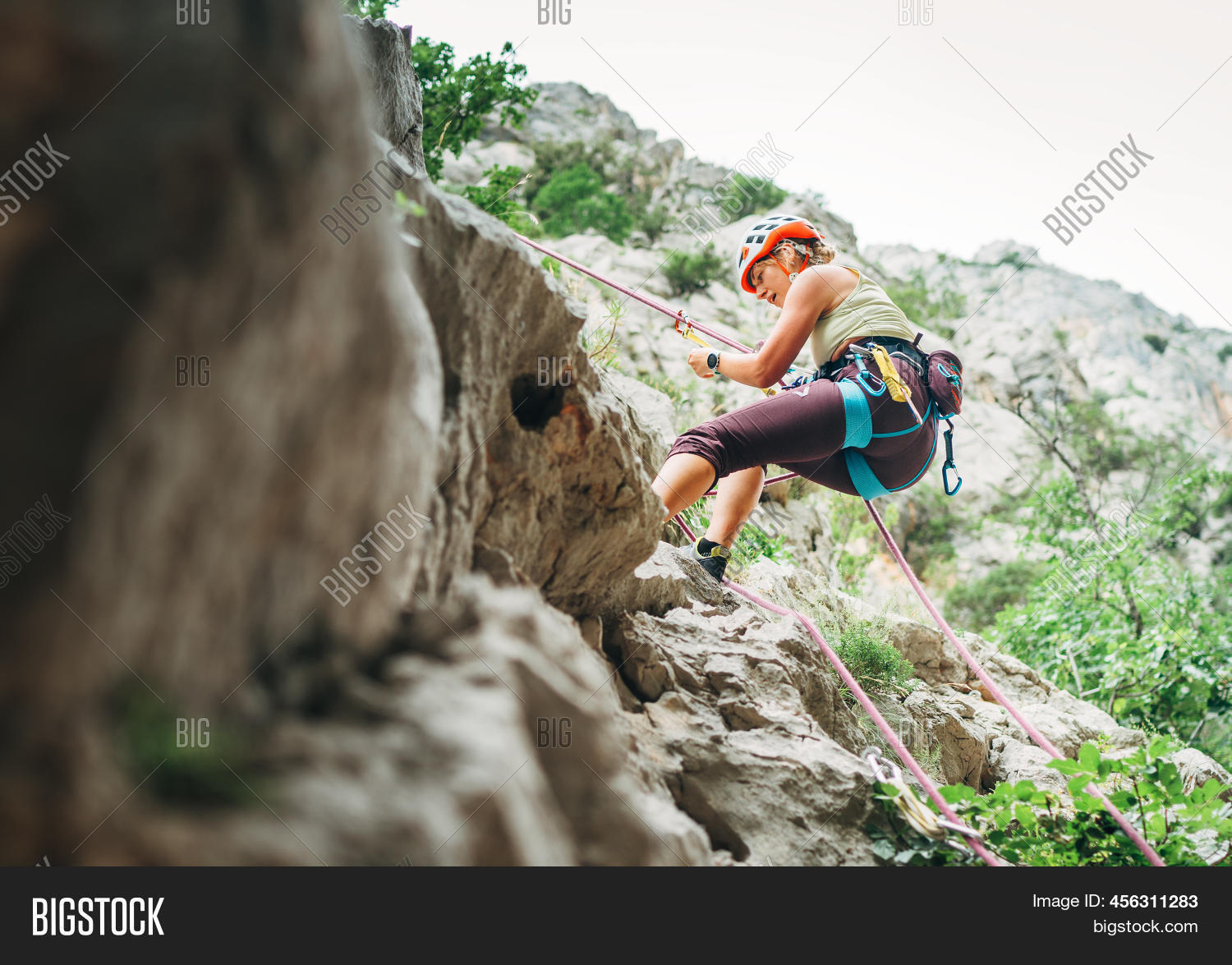 Active Climber Woman Image & Photo (Free Trial) | Bigstock