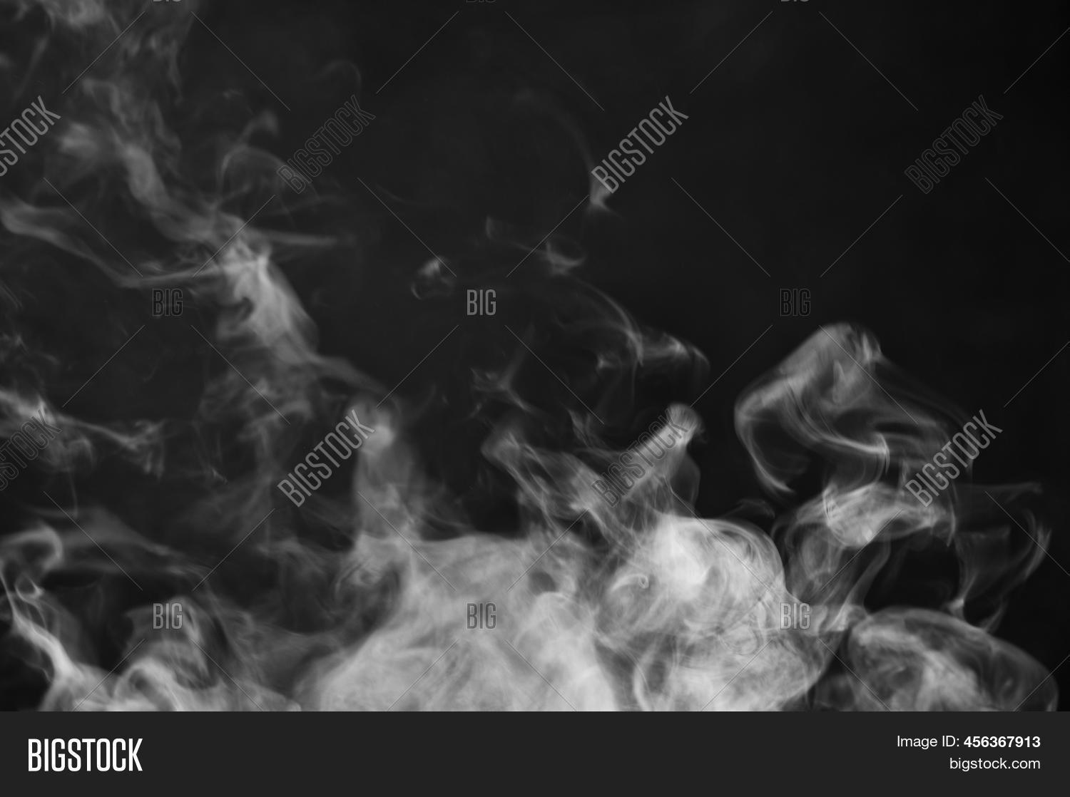 Blurred Smoke On Black Image & Photo (Free Trial) | Bigstock