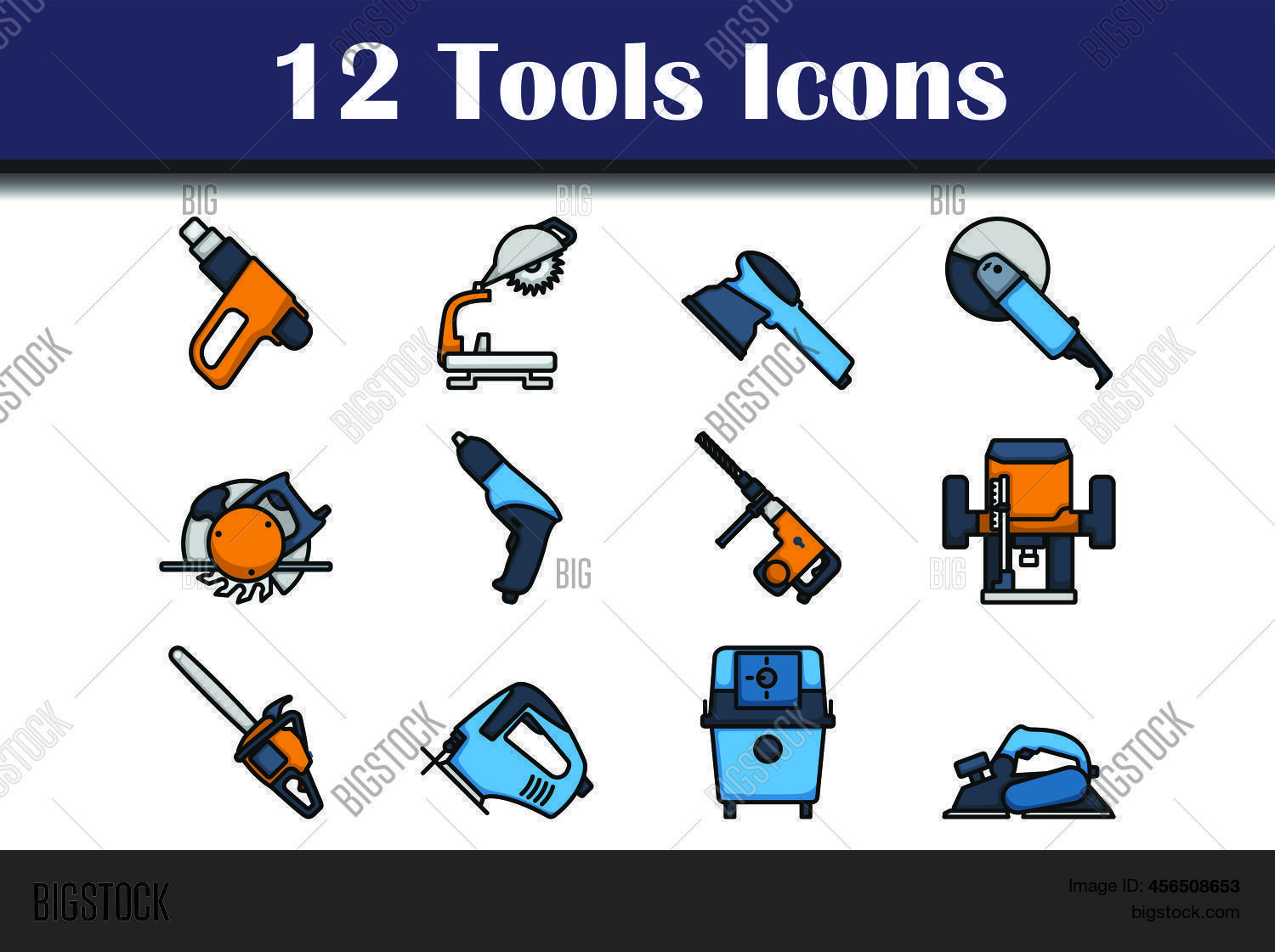 Tools Icon Set. Vector & Photo (Free Trial) | Bigstock