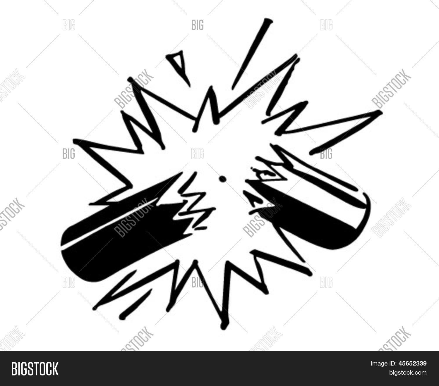 Exploding Firecracker Vector & Photo (Free Trial) | Bigstock