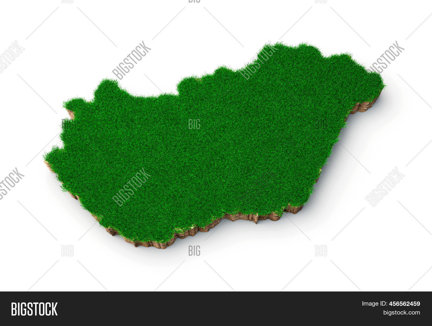 Hungary Map Soil Land Image & Photo (Free Trial) | Bigstock
