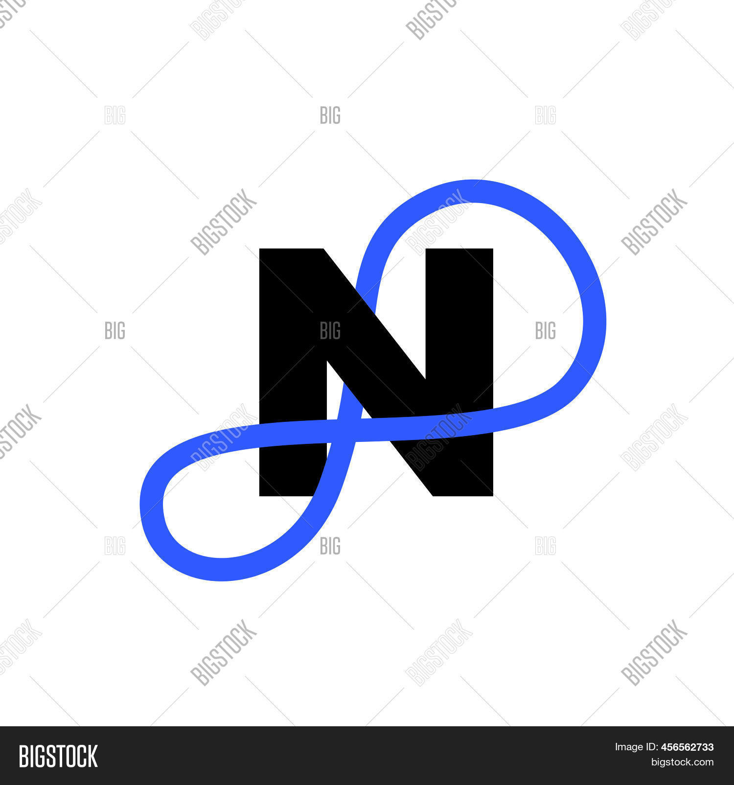 N Letter Infinity Image & Photo (Free Trial) | Bigstock