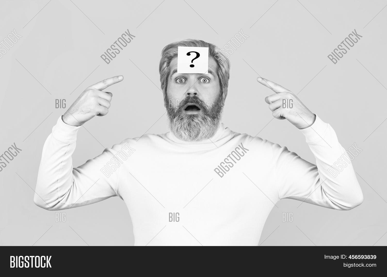 Man Question Mark On Image & Photo (Free Trial) | Bigstock