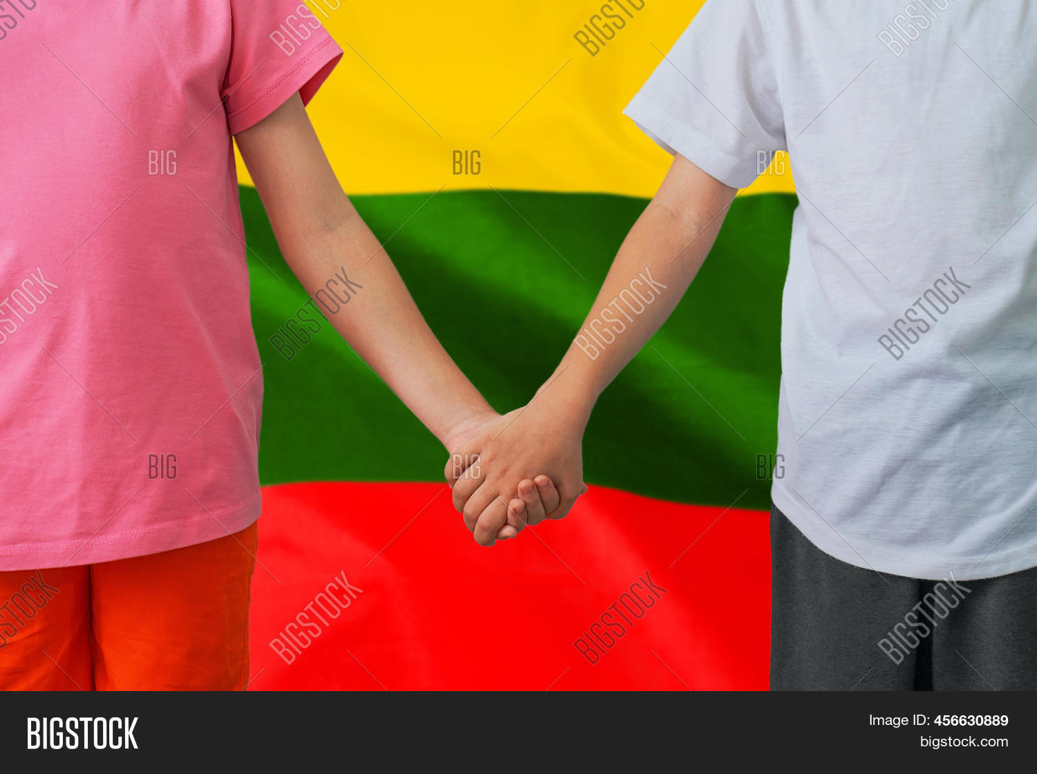 Two Children Joined Image & Photo (Free Trial) | Bigstock