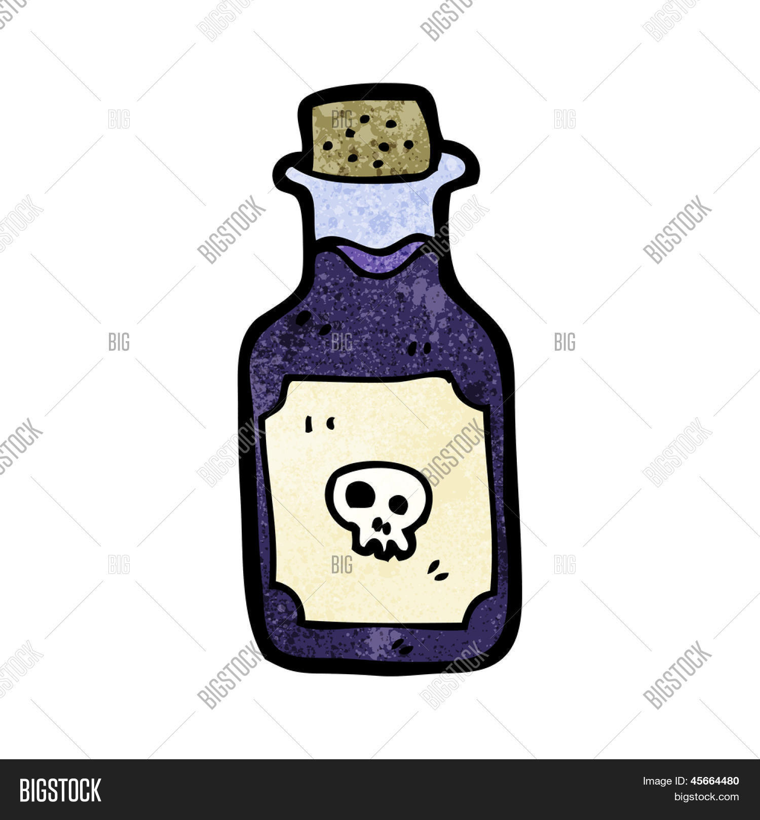 Cartoon Poison Bottle Image & Photo (Free Trial) | Bigstock