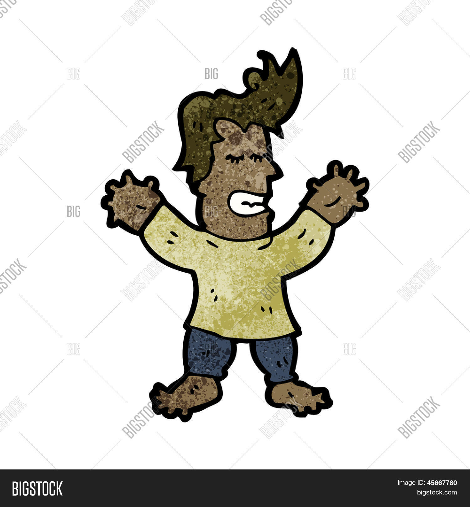 Cartoon Man Swollen Image & Photo (Free Trial) | Bigstock