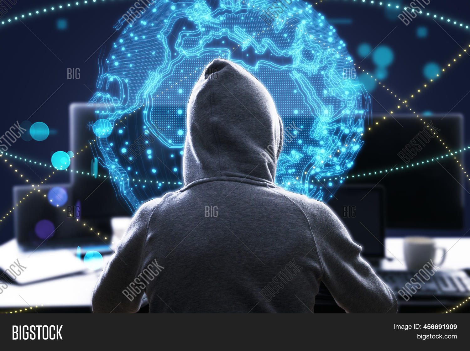 Back View Hacker Image & Photo (Free Trial) | Bigstock