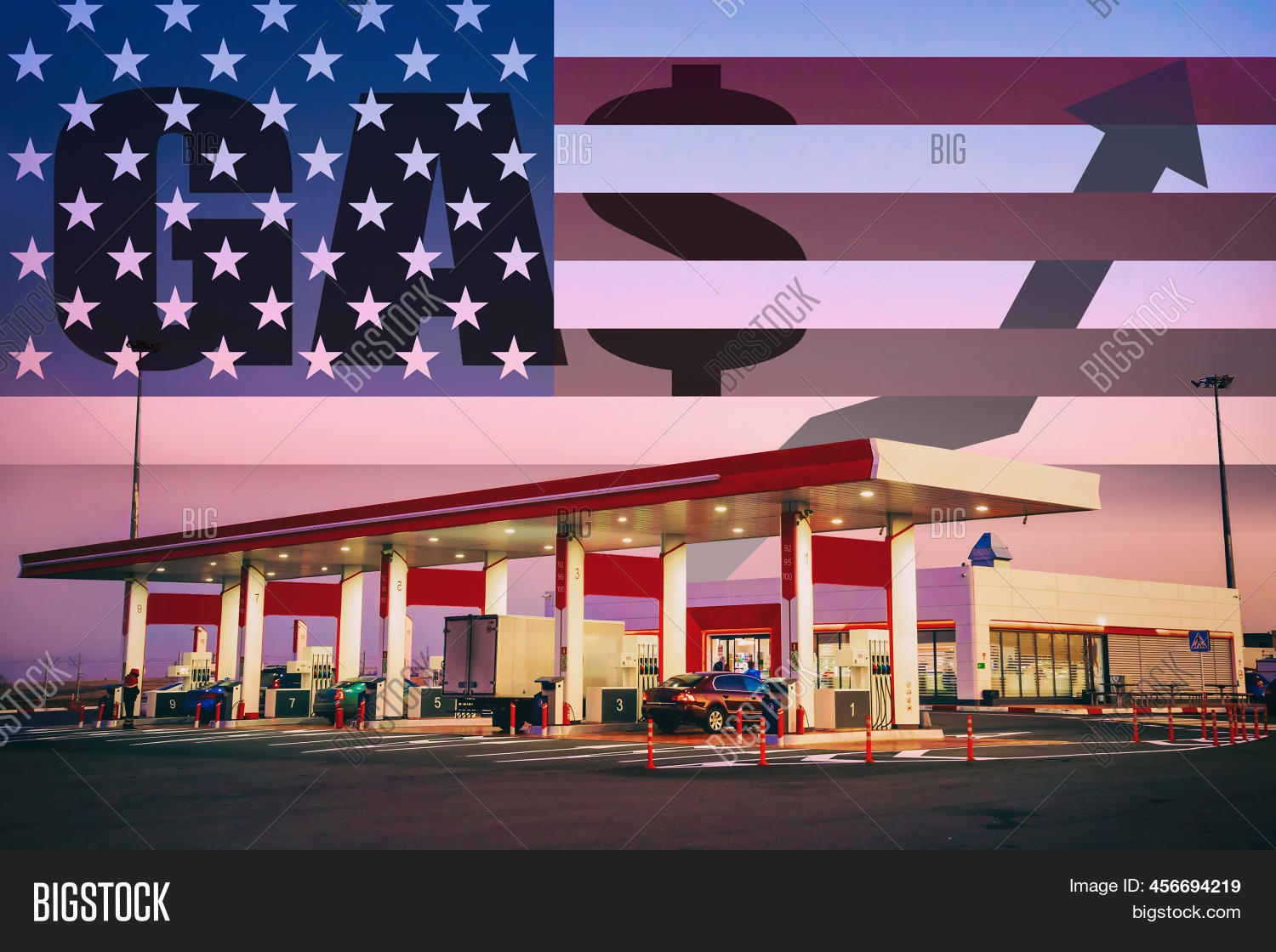 Gas Station Background Image & Photo (Free Trial) | Bigstock