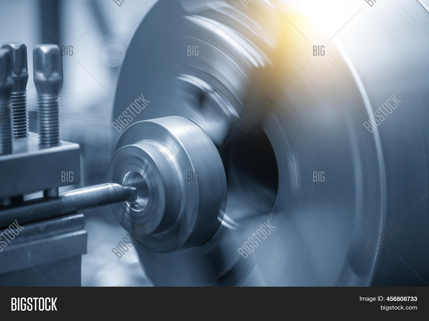 Closeup Scene Lathe Image & Photo (Free Trial) | Bigstock