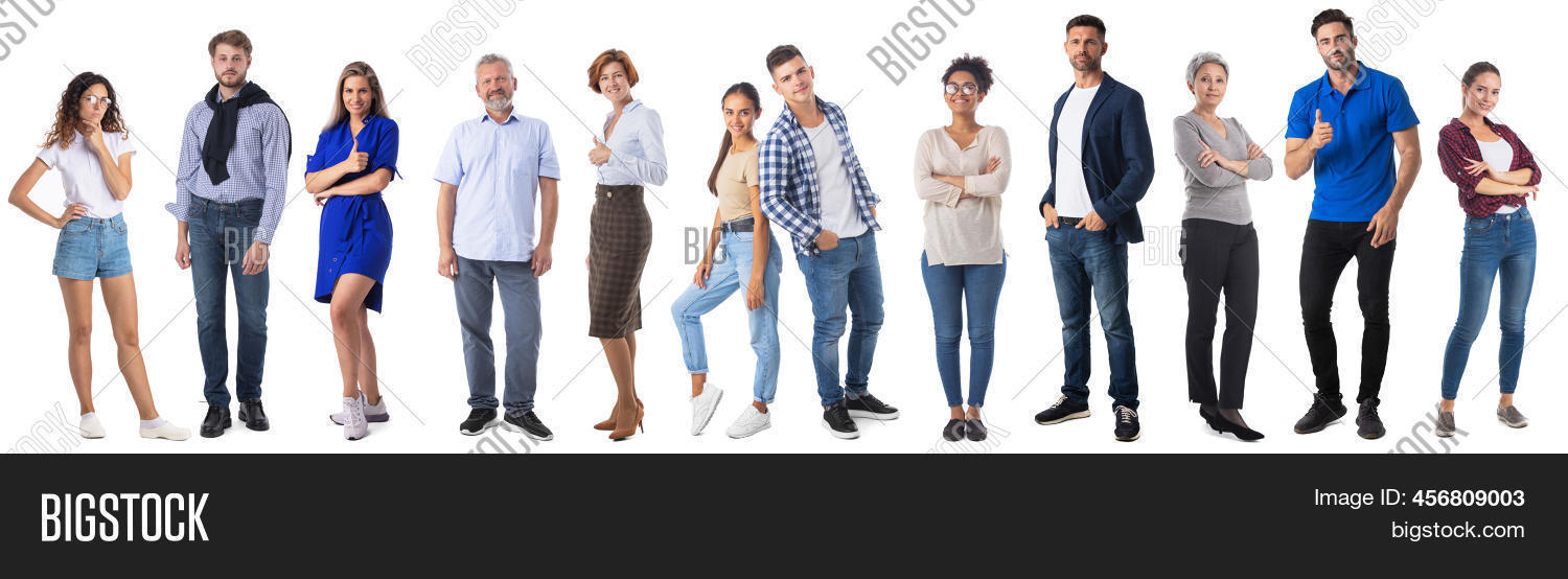 Group Set Casual Image & Photo (Free Trial) | Bigstock