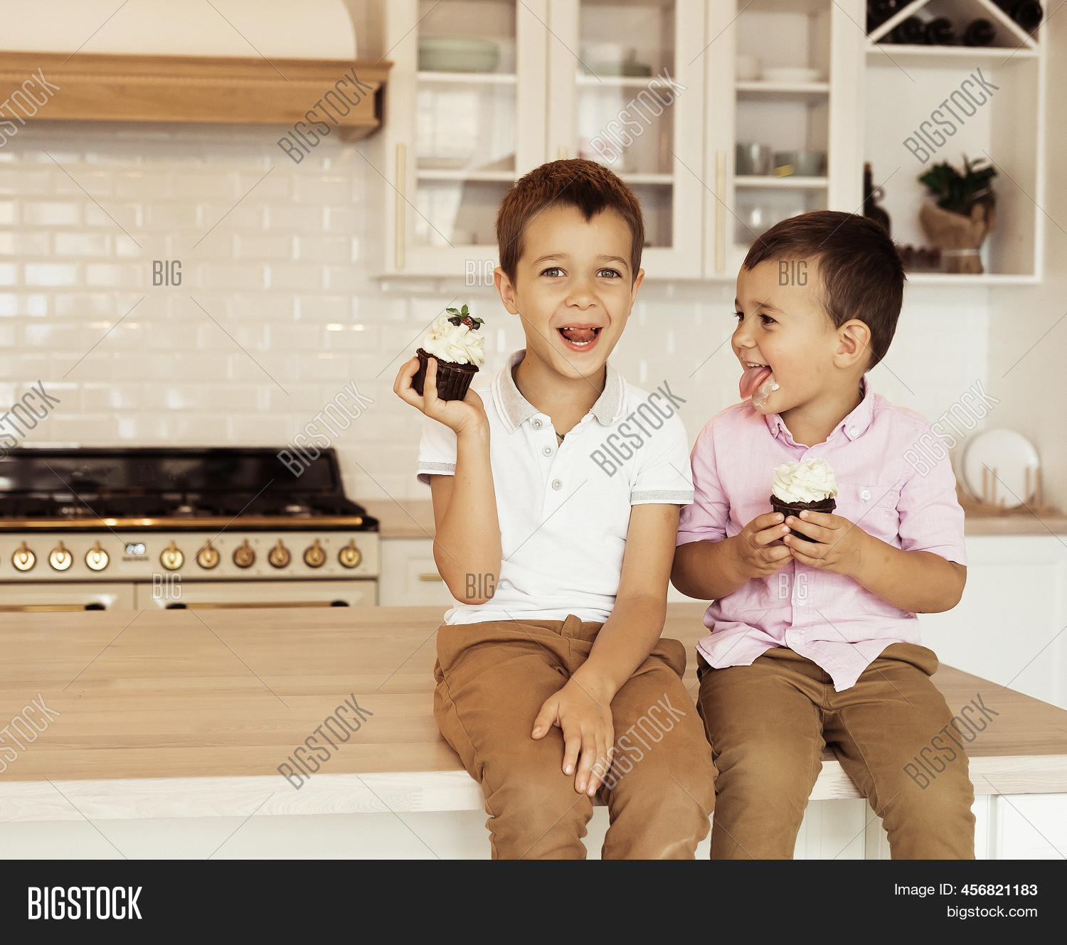 Two Little Brothers Image & Photo (Free Trial) | Bigstock