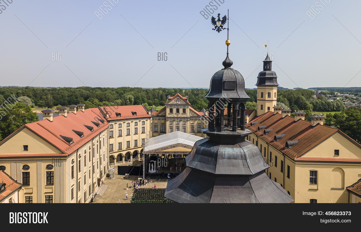 Aerial View Spire Image & Photo (Free Trial) | Bigstock