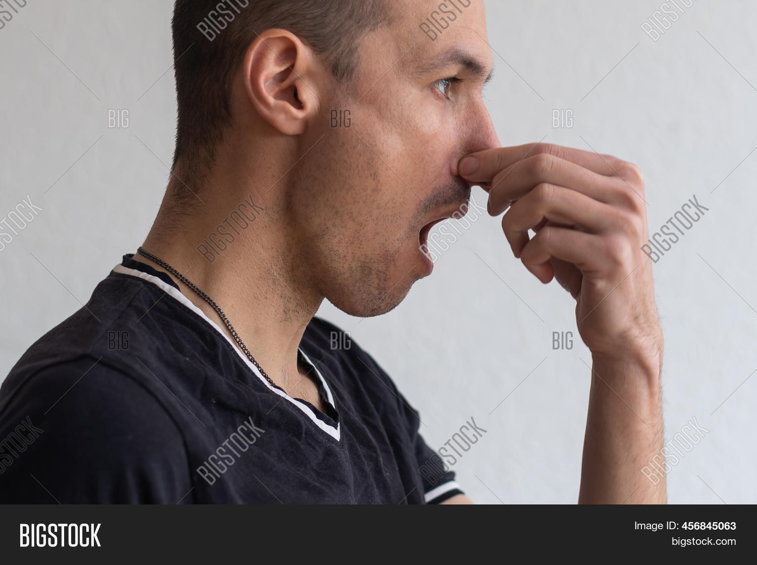 Man Smells Something Image & Photo (Free Trial) | Bigstock