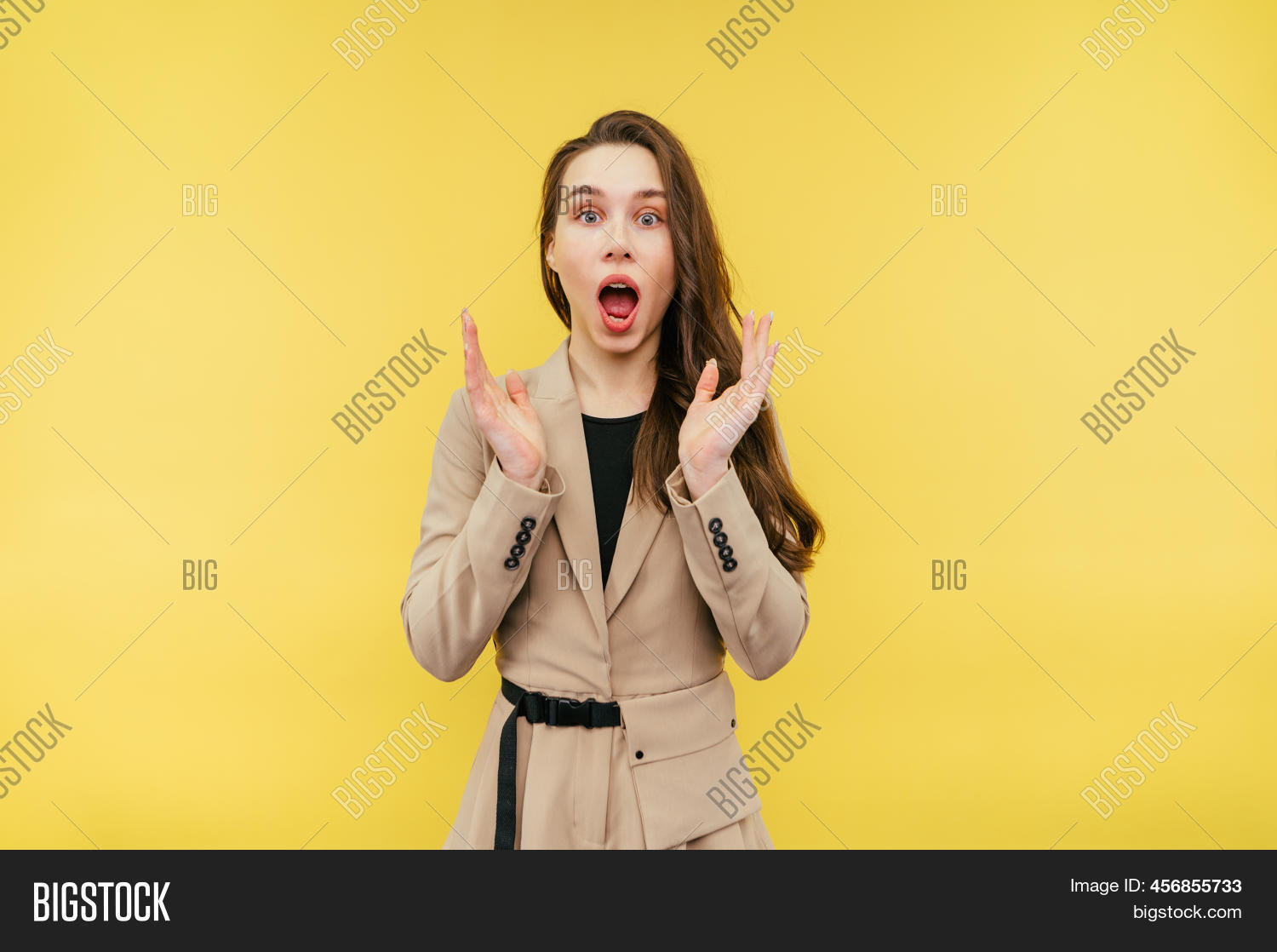 Portrait Shocked Lady Image & Photo (Free Trial) | Bigstock