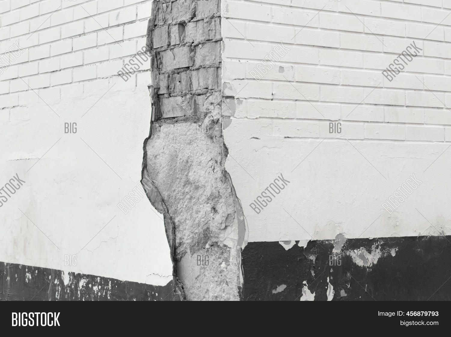 Brick Grey Broken Image & Photo (Free Trial) | Bigstock
