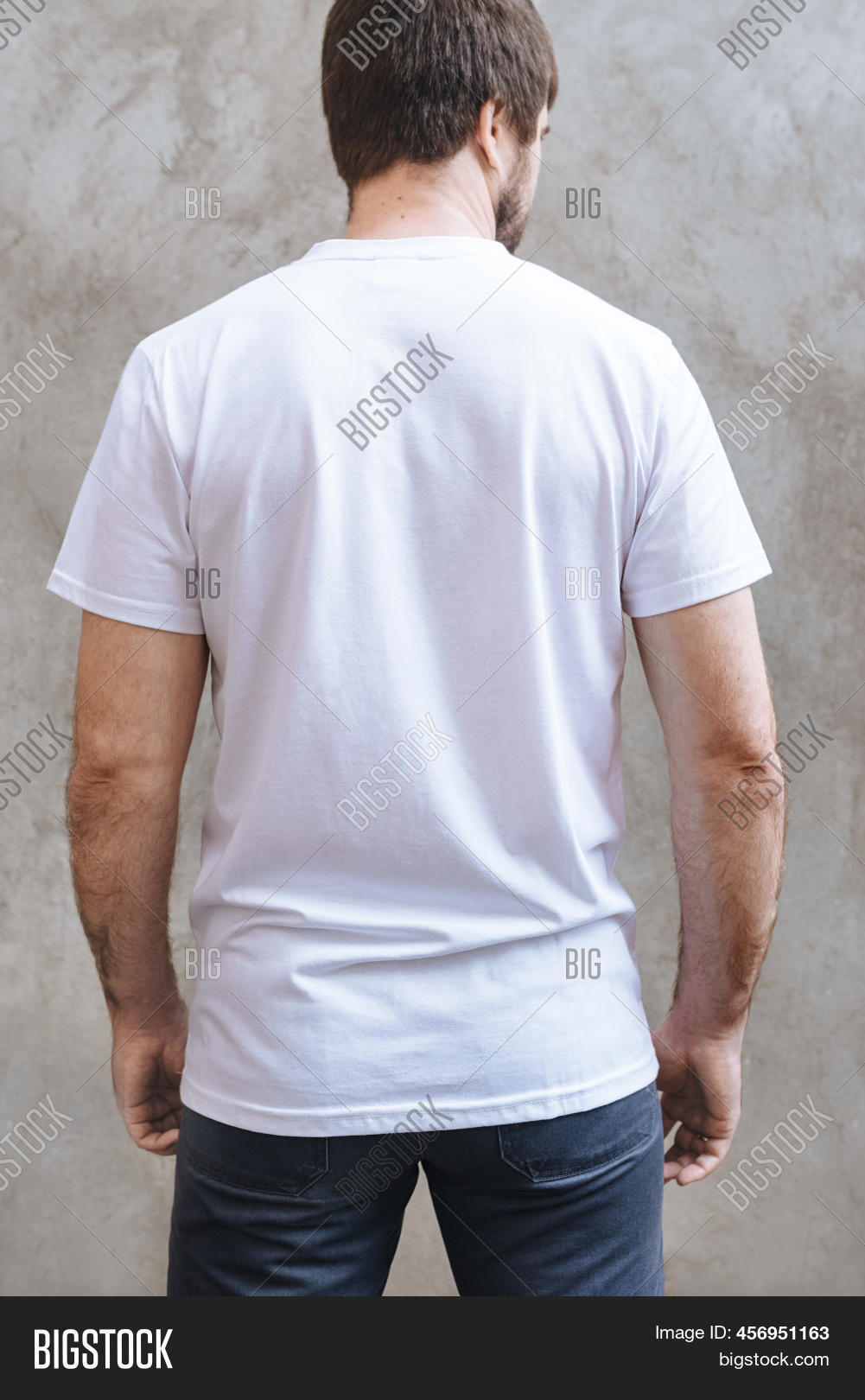 Back View Man Blank Image & Photo (Free Trial) | Bigstock