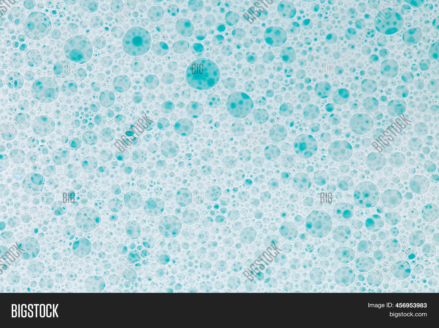 Foamy Soap Bubbles Background