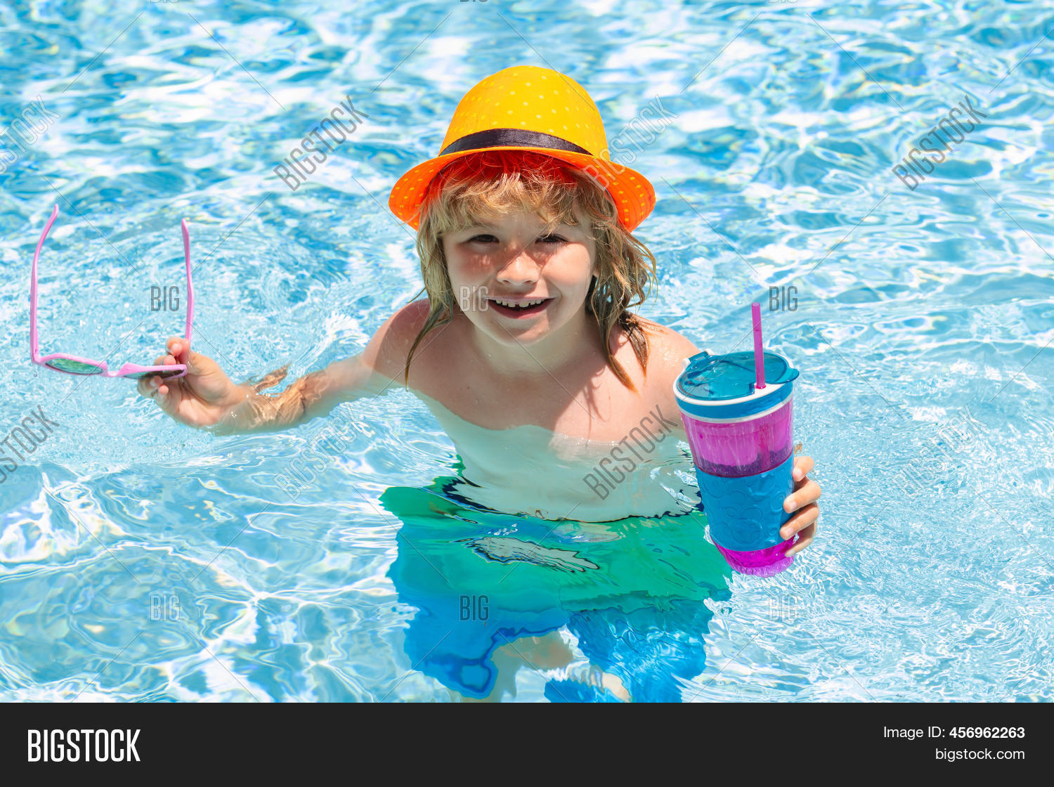 Child Play Pool Summer Image & Photo (Free Trial) | Bigstock