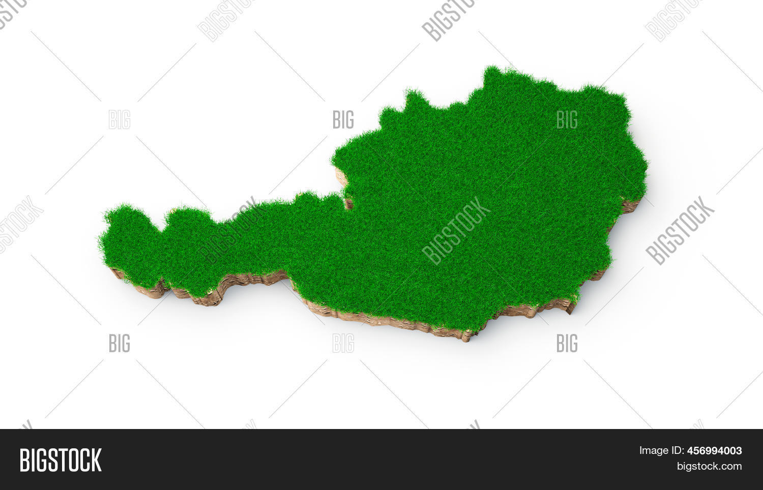 Austria Map Soil Land Image & Photo (Free Trial) | Bigstock