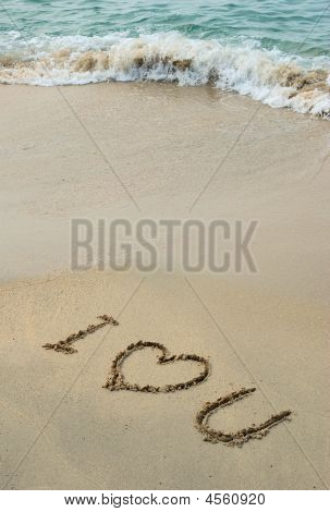 Beach Writing Image & Photo (Free Trial) | Bigstock