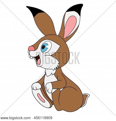 Young Hare. Cartoon Vector & Photo (Free Trial) | Bigstock