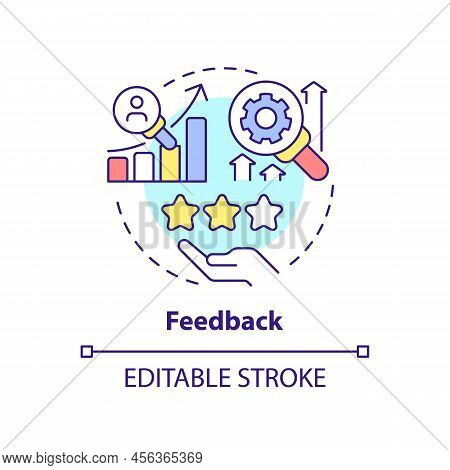 Feedback Concept Icon Vector & Photo (Free Trial) | Bigstock