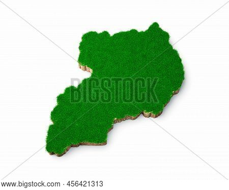 Uganda Map Soil Land Image & Photo (Free Trial) | Bigstock