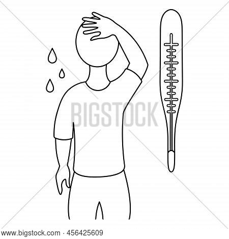 Fever. Sketch. Vector Vector & Photo (Free Trial) | Bigstock