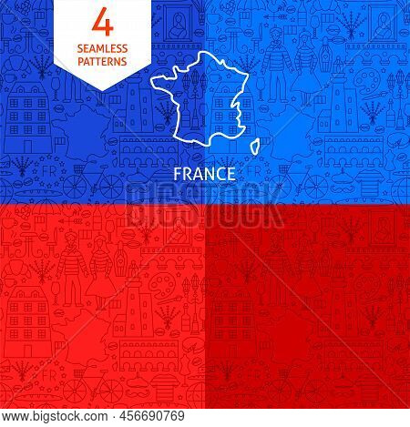 Line France Patterns Vector & Photo (Free Trial) | Bigstock