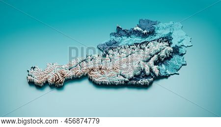 Topographic Austria Image & Photo (Free Trial) | Bigstock