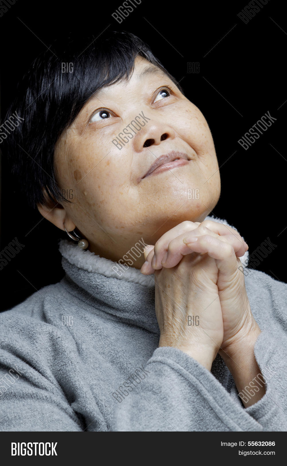 Asian Woman Praying Image & Photo (Free Trial) | Bigstock